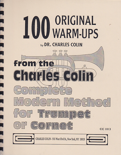 Charles Colin Music Colin Charles - 100 Original WARM-ups From Complete ...