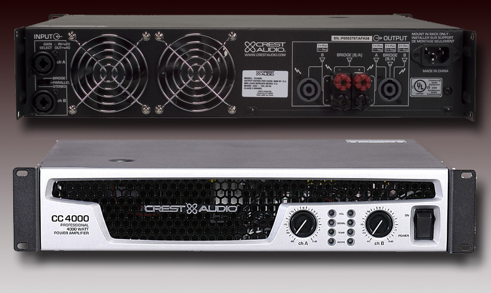 Crest Cc4000 2 X 800w / 8 Ohms - ACCESSORIES - STUDIO/LIVE - Buy online ...