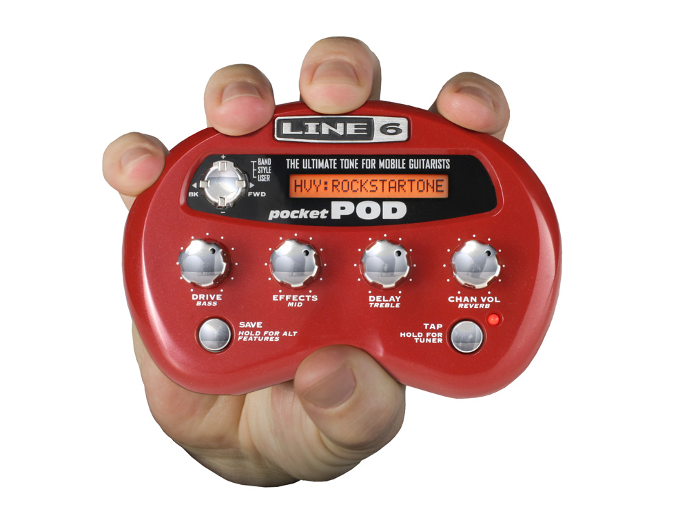 Line 6 Pocket Pod - Multi effets guitare électrique | Woodbrass