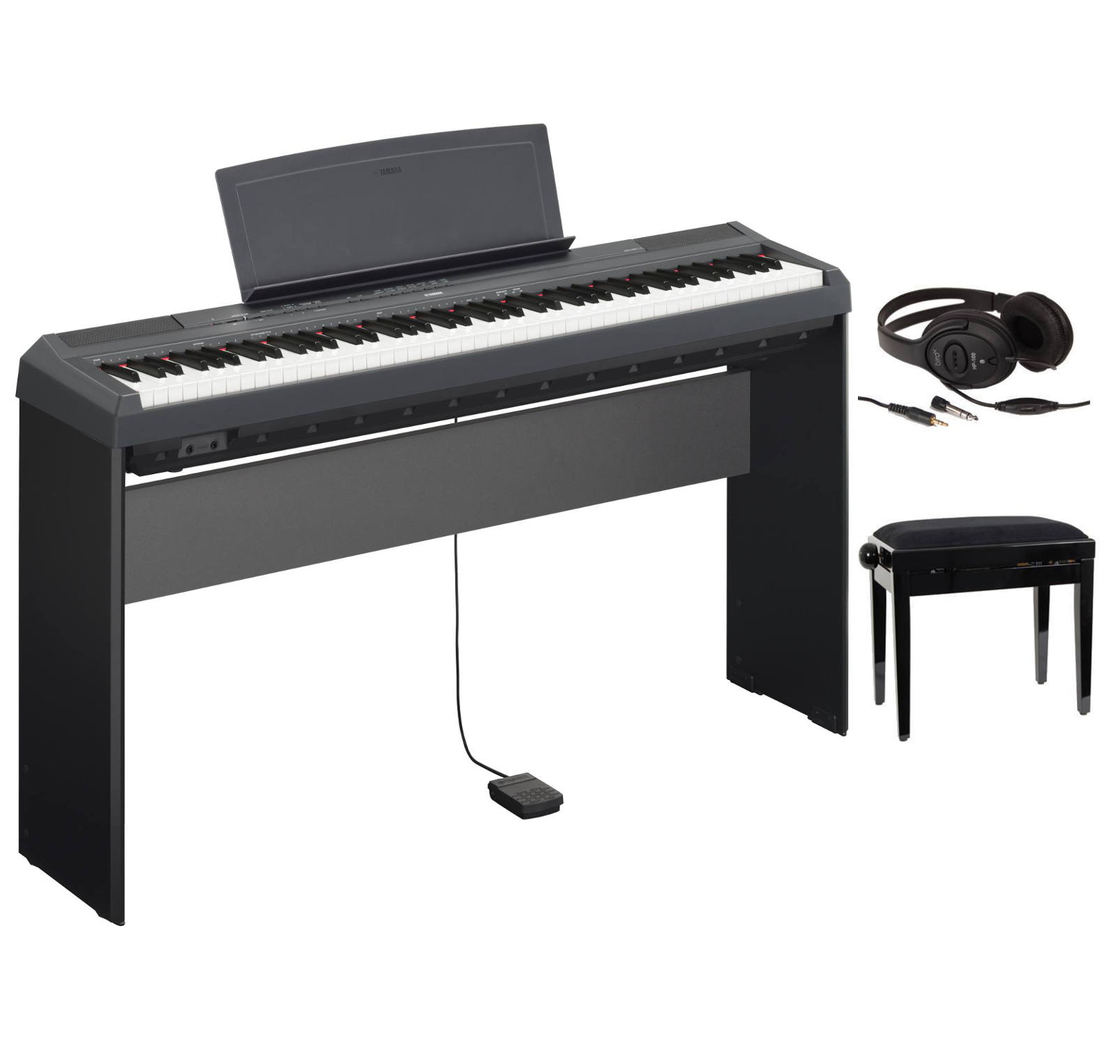 Yamaha P115 Noir + Stand : Pianos Numériques - PIANO - Achat en ligne ...